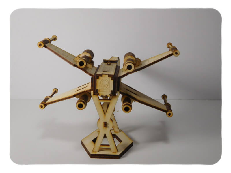 XW Spaceship Wood Model ~ Wood Models Kits you Build