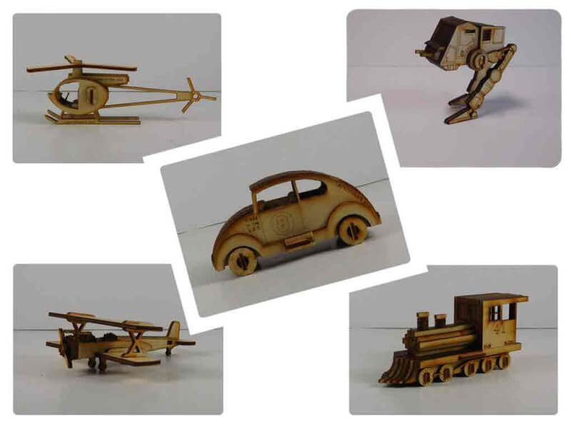 MINI PUZZLE DEAL (On-line Only) ~ Wood Models Kits you Build